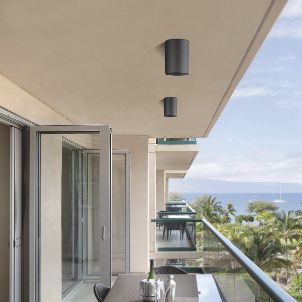 CONDADO SERIES EKO-TEK CEILING OUTDOOR ALUMINUM LIGHT FIXTURE #KH2293 ...