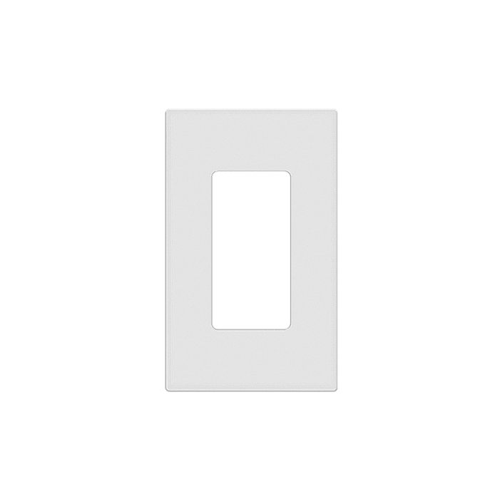 Screwless Decora One-Gang Wall Plate Glossy White Finish – IMPEC